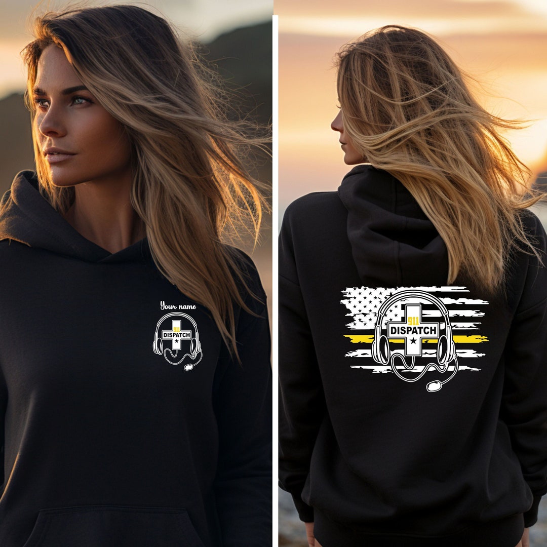 Custom Dispatcher Sweatshirt, Dispatcher Hoodie, Personalized 911 ...
