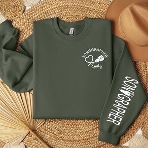Sonographer Sweatshirt, Ultrasound Technologist Hoodie, Sonography Tech ...