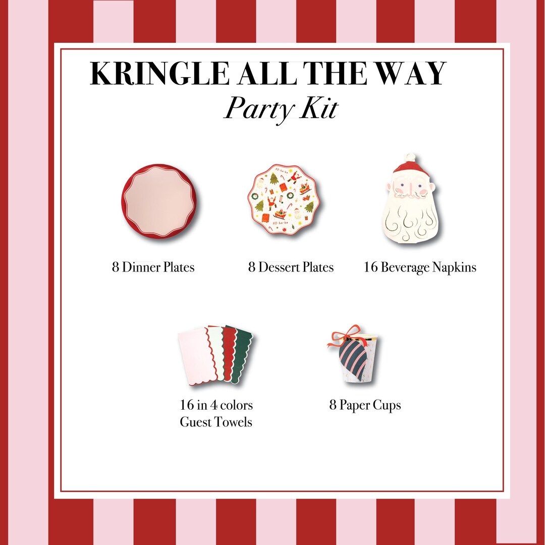 Kringle All the Way Christmas Party Kit | Santa Kids Christmas Party ...