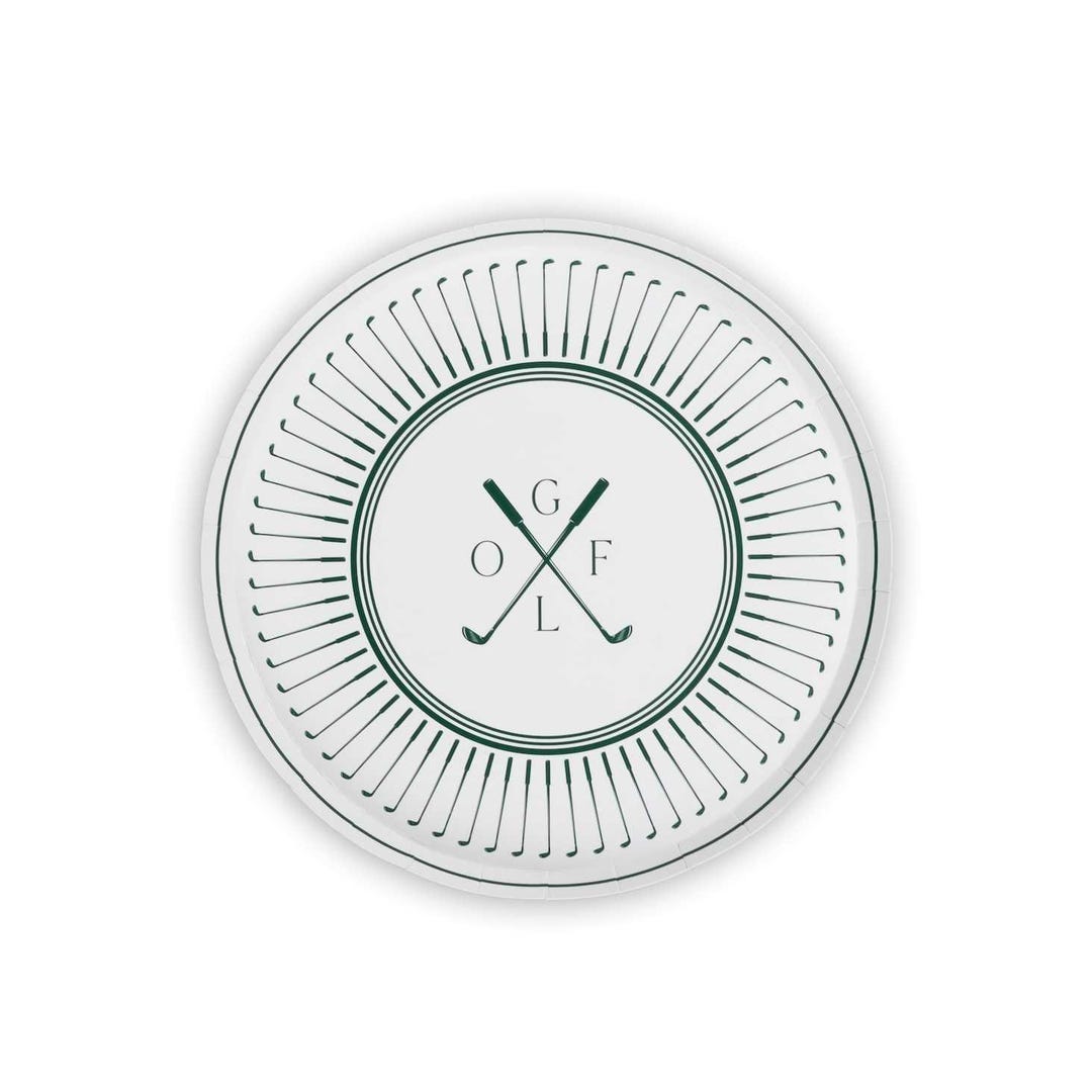Golf Dessert Plates - Etsy