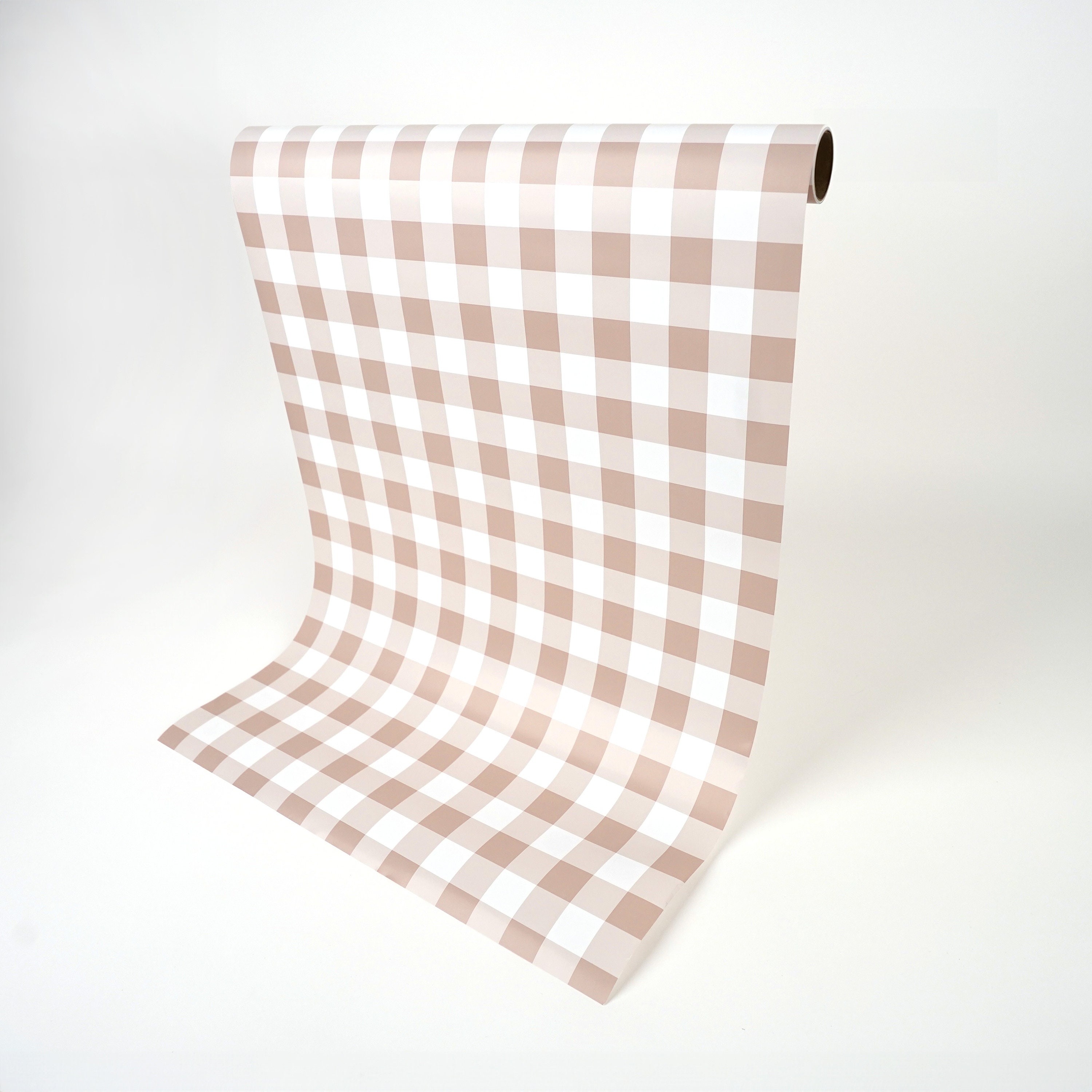 Brown Gingham Paper Table Runner 10ft Long - Etsy