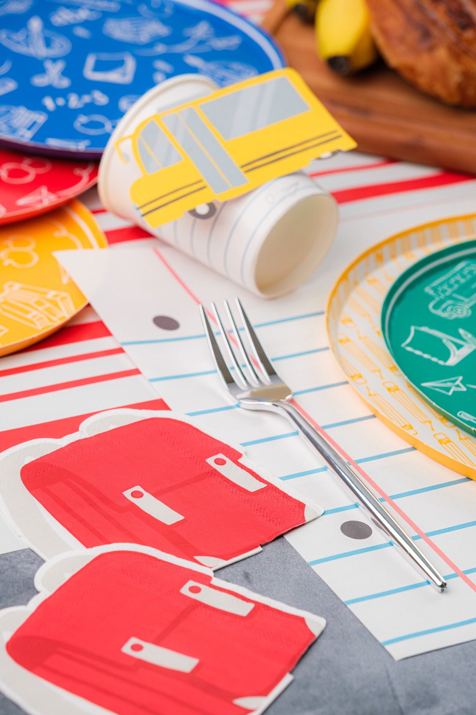 Off to School Paper Cups | Back to School Party Bash | End of Summer ...