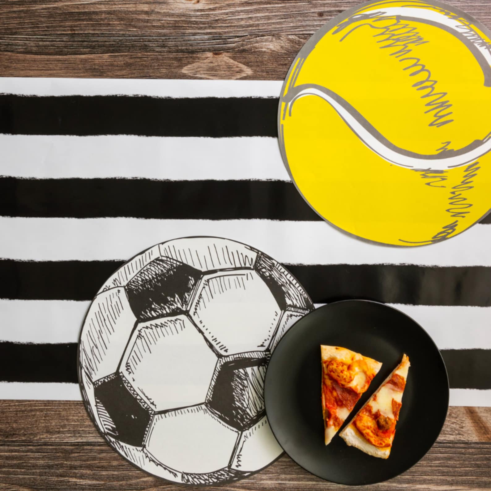 Sports Fan Soccer Ball Paper Placemats | 12pk - Etsy