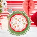 Red Color Block Dinner Paper Plates- 8pk - Etsy