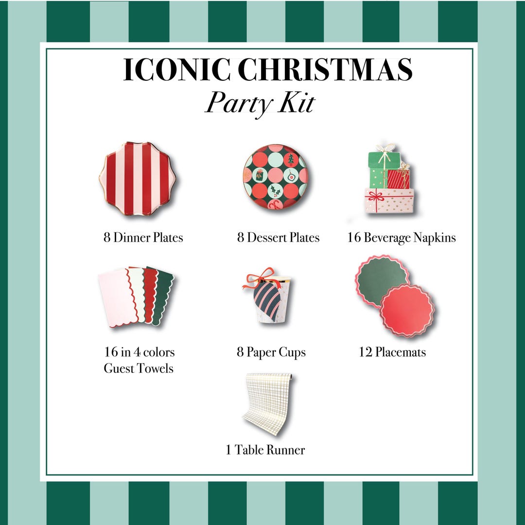 Iconic Christmas Party Kit | Santa Kids Christmas Party | Secret Santa ...