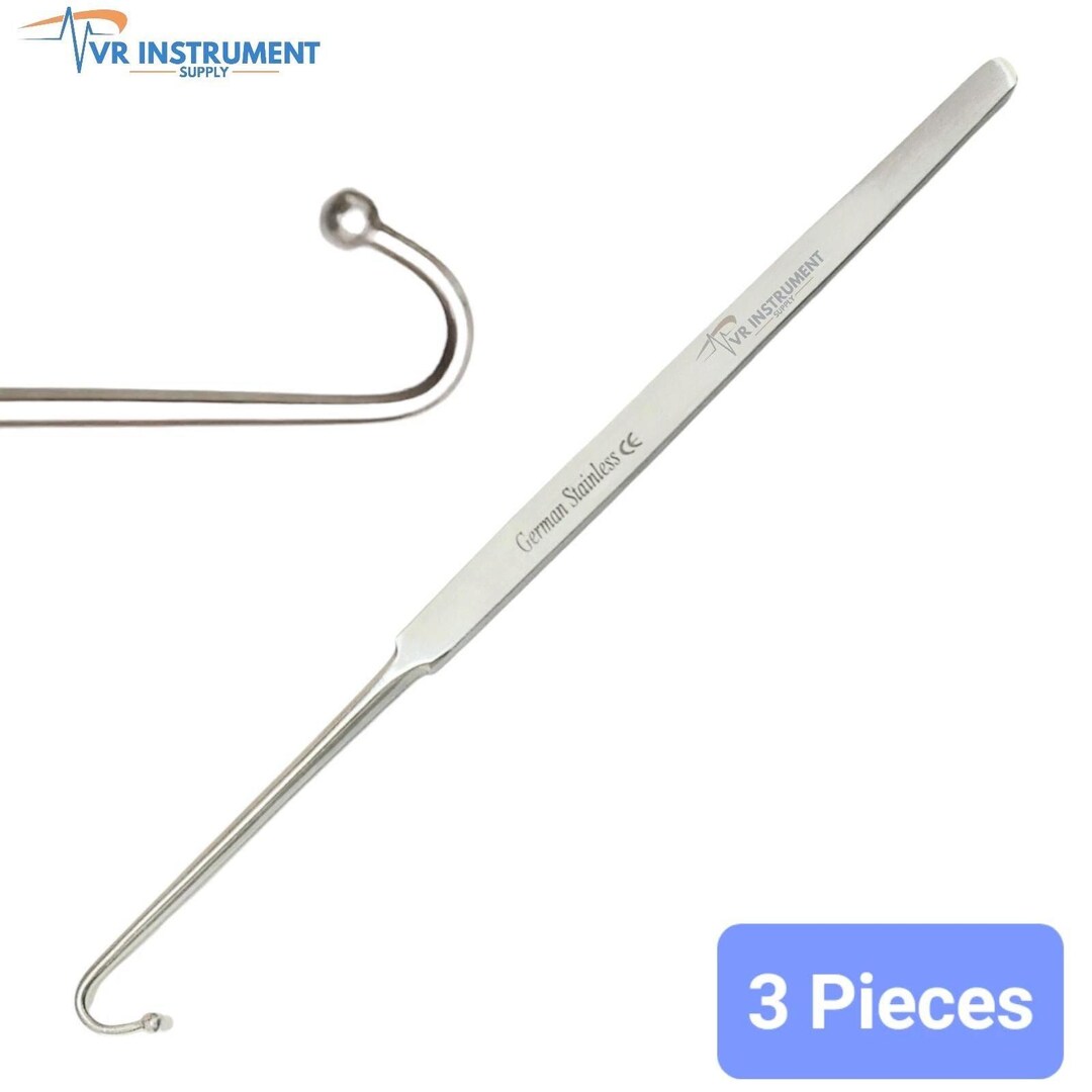 Spay Snook Hook 6.5" Veterinary Instrument German Stainless Steel 3 Pcs ...