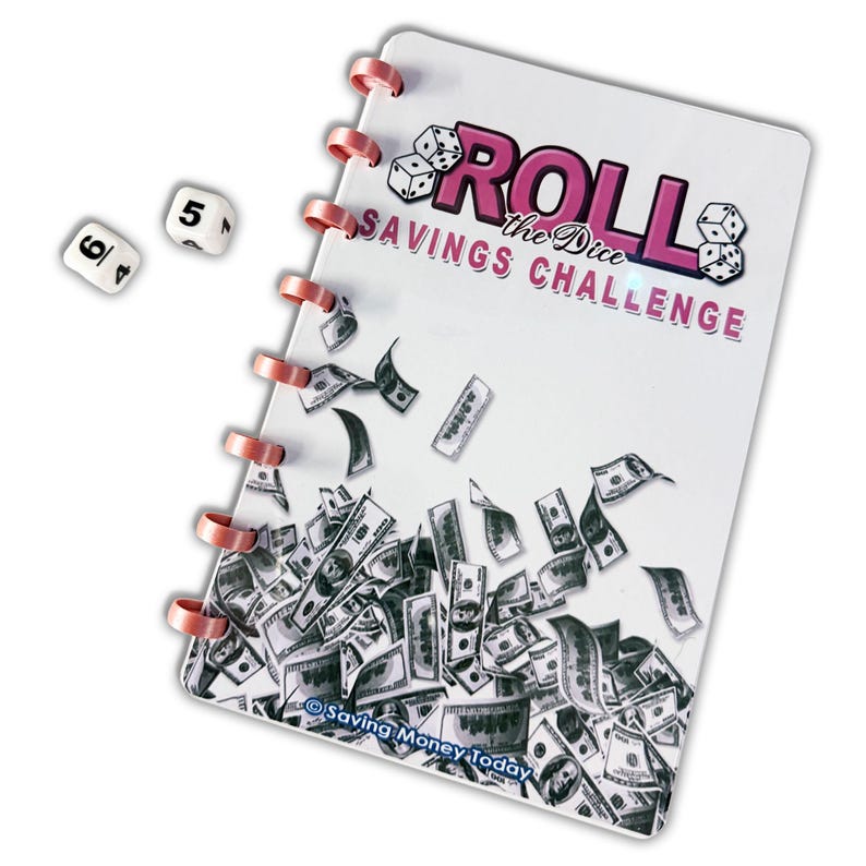 Rose Gold Roll the Dice 10 Page A5 Binder. - Etsy