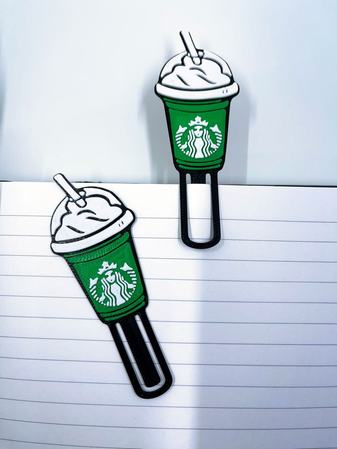 4 Coffee Bookmarks Page Clips - SB Money Holders - Cash Clips - Etsy