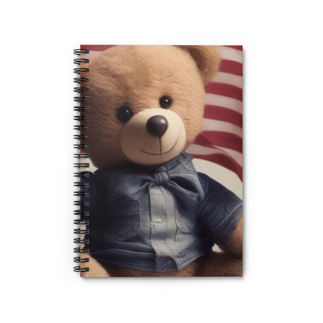 Spiral Notebook Ruled Line Christmas XMAS Gift Hanukkah Gift Patriotic ...