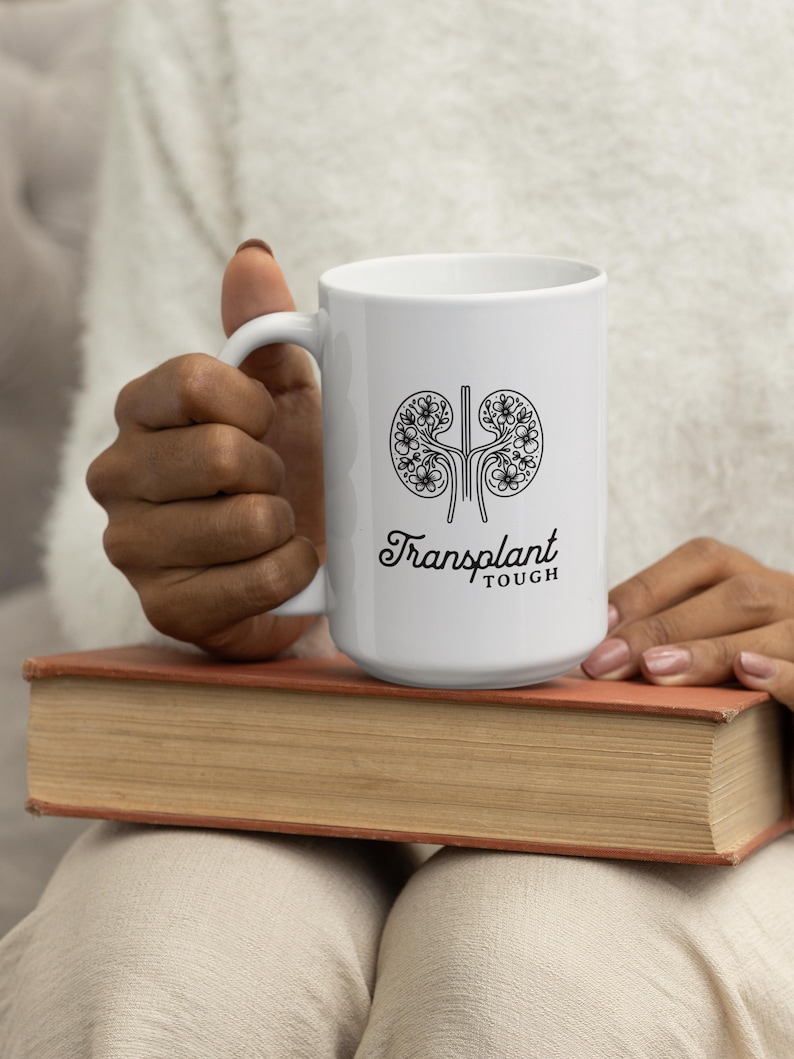 Personalized Kidney Transplant Mug: Floral Design, Organ Donation Gift ...