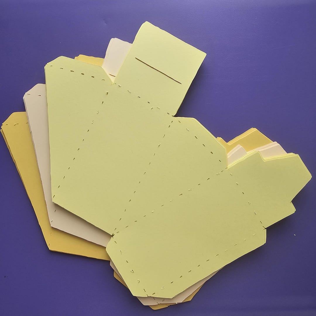 Pre Cut Triangle Cake Shaped Boxes - Etsy