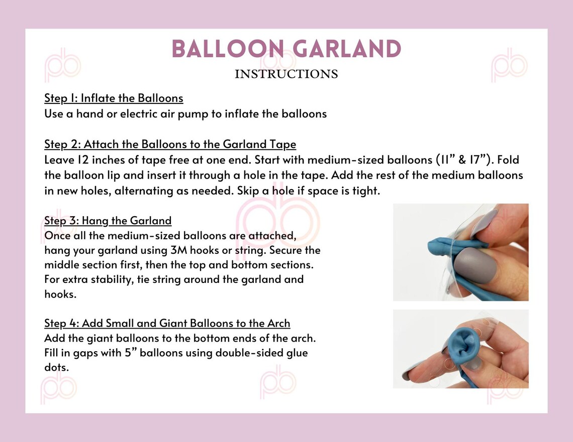 DIY Pastel Balloon Garland Kit - Custom Balloon Arch & Backdrop for Ice ...