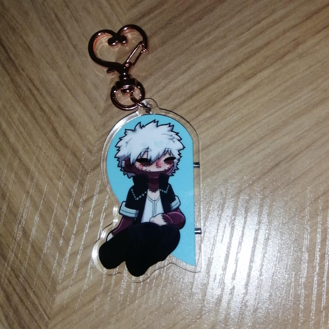 Touya Todoroki/dabi Magnetic Keychain Side A - Etsy