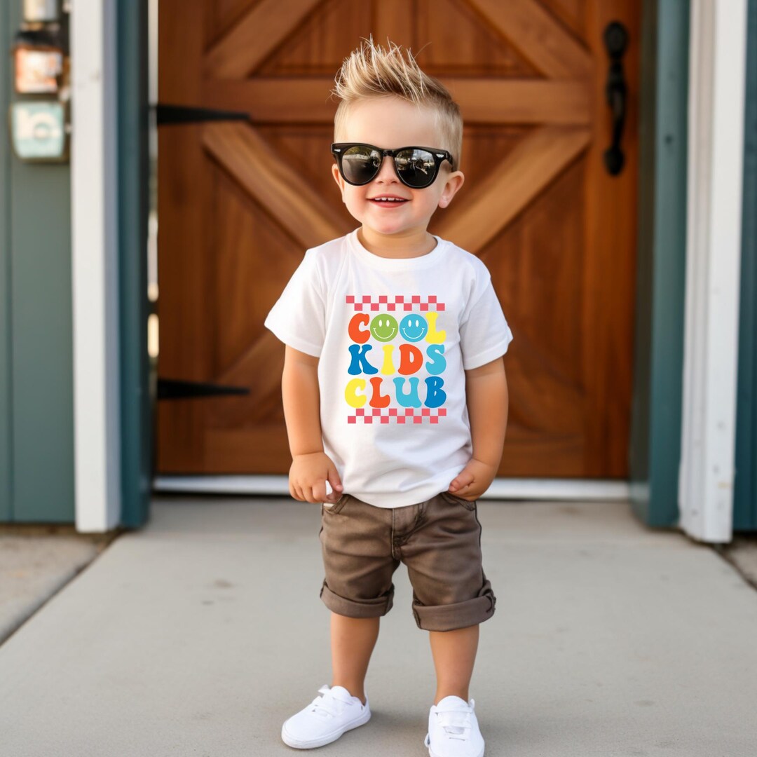 Cool Kids Club, Toddler, Kids, DTF Transfer, Ready to Press DTF ...