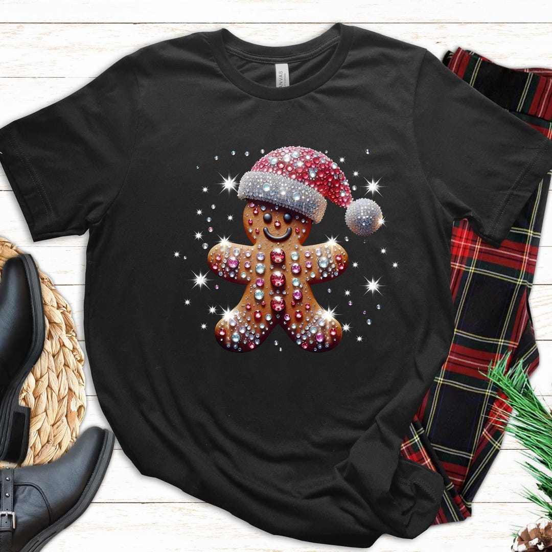 Gingerbread Man DTF Transfer, Ready to Press DTF Transfers - Christmas ...