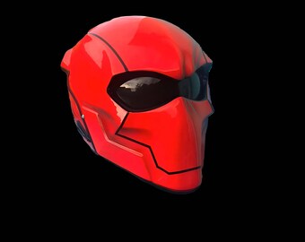 Red Skull Tie Fighter Pilot Motorcycle Helmet Custom DOT and ECE ...