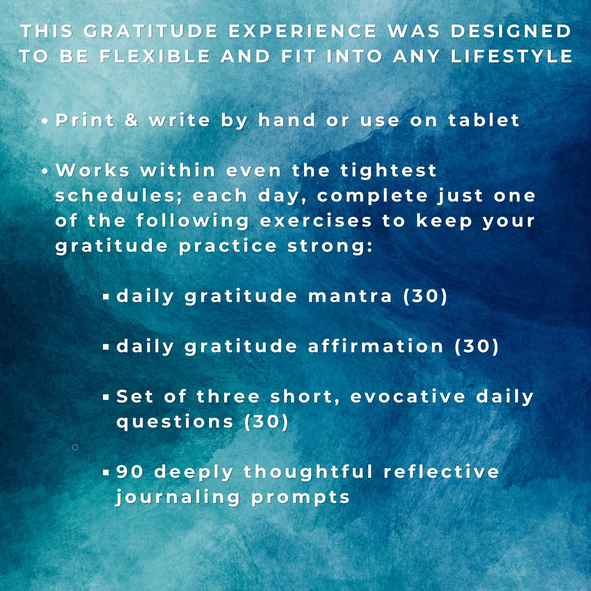 Printable Gratitude Journal - Digital Download | Daily Mindfulness ...