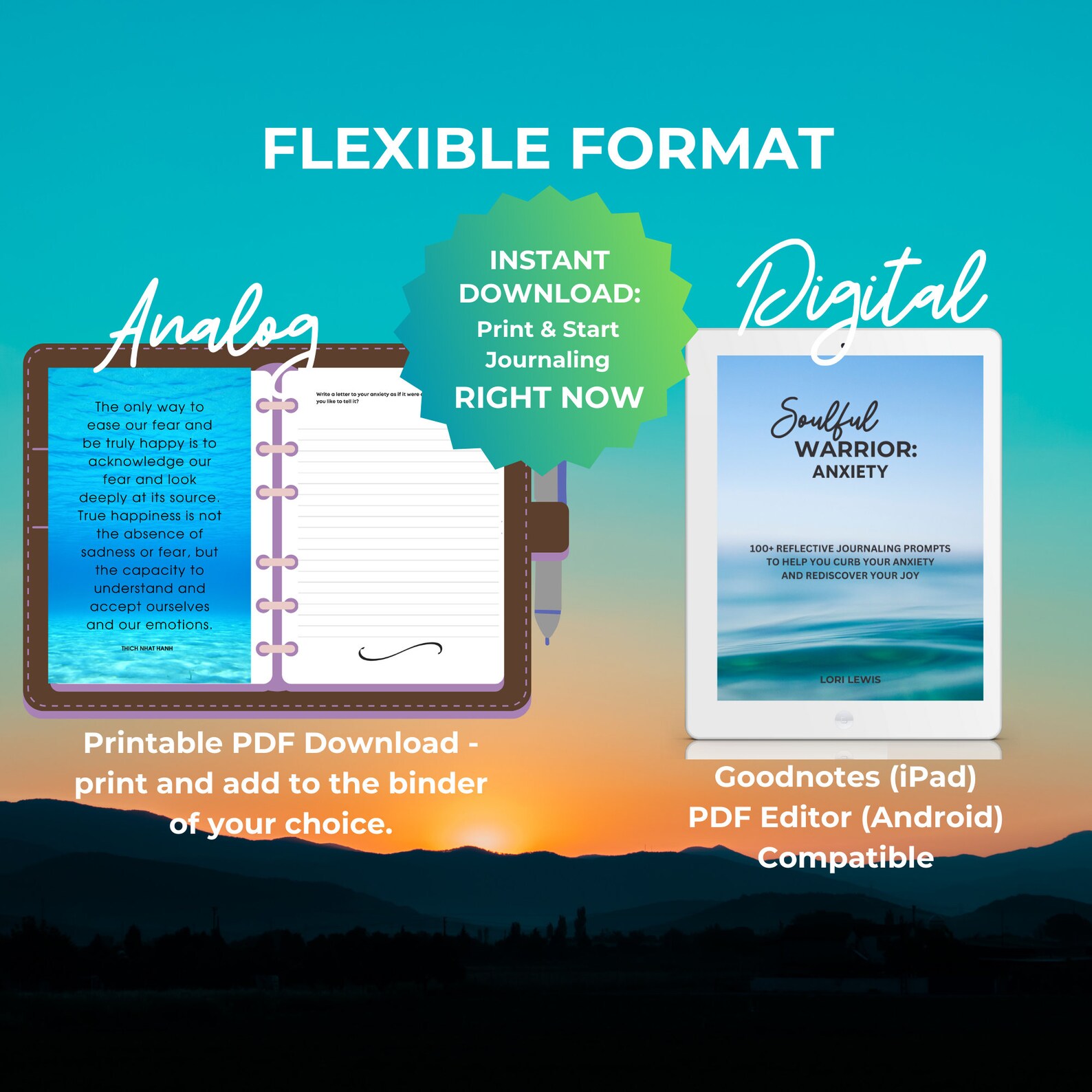 Anxiety Relief Journal, Anxiety Journal, Anxiety Printable Journal ...