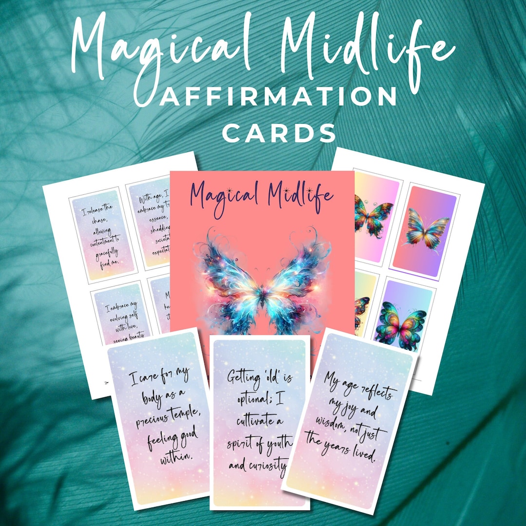 Magical Midlife Affirmation Card, Midlife Affirmation Card, Midlife ...