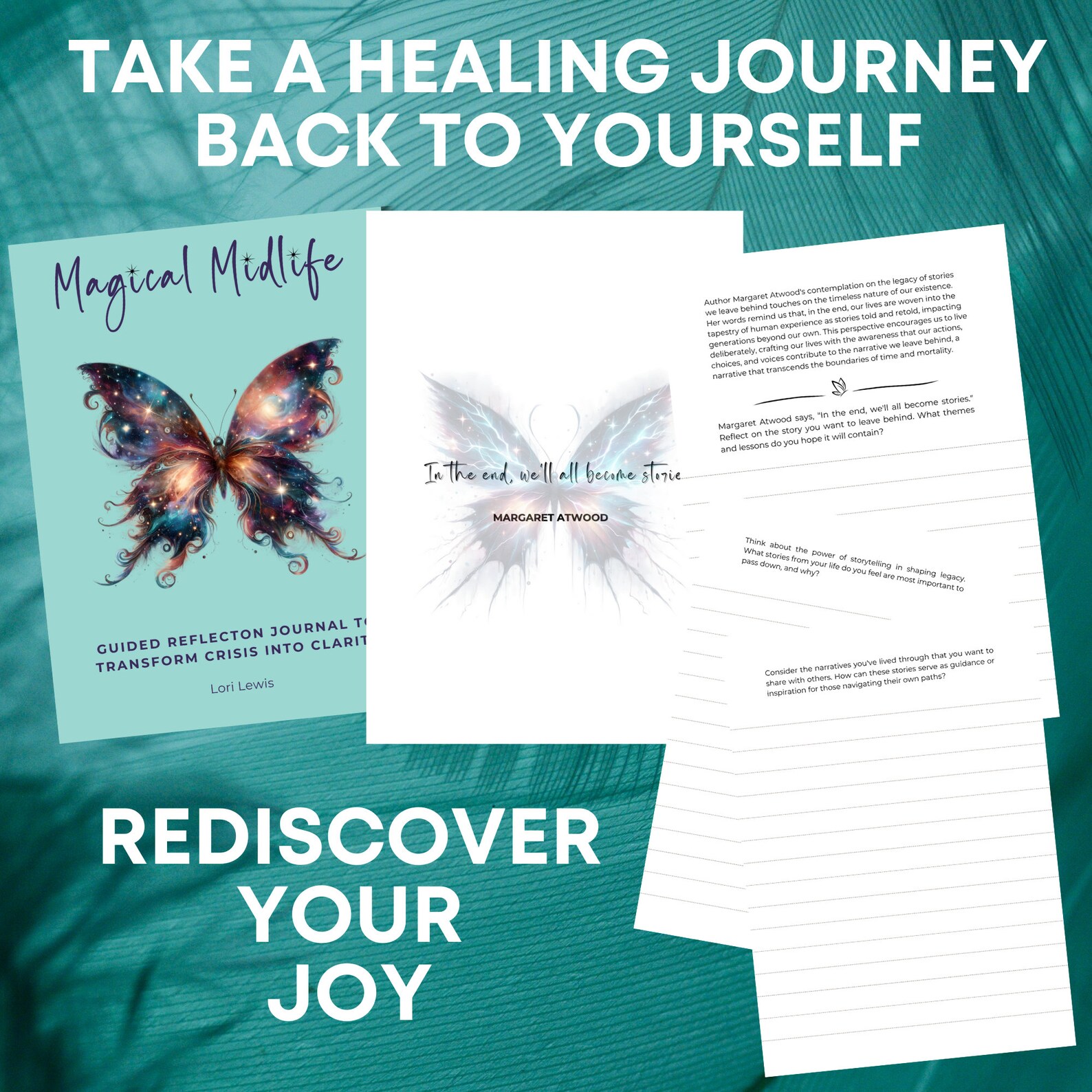 Printable Magical Midlife Guided Reflection Journal for Women, Daily ...
