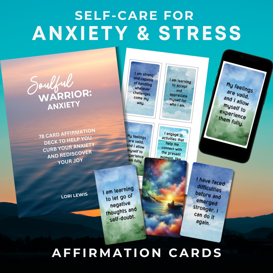 78 Anxiety and Stress Affirmation Cards, Anxiety Coping Skill ...