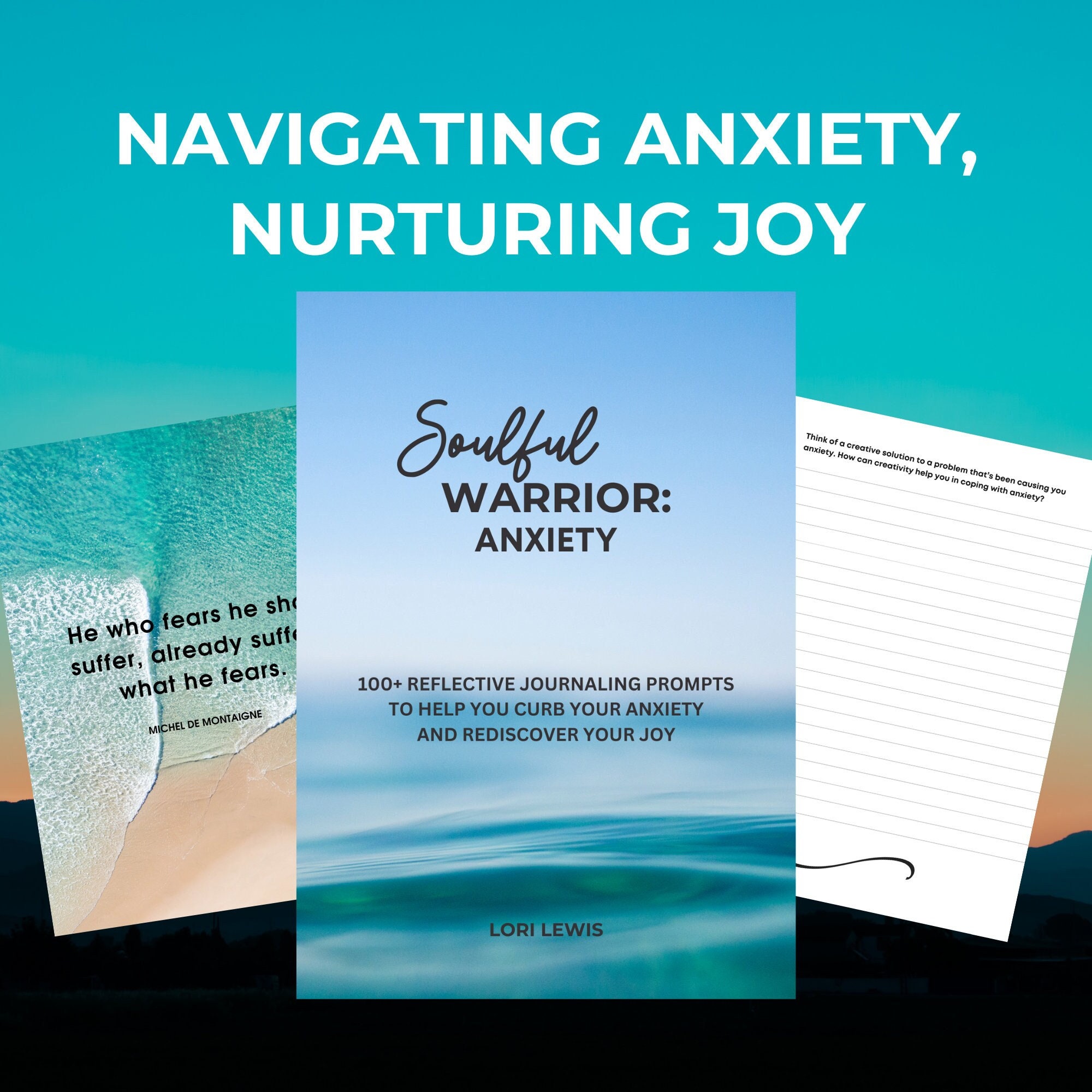 Anxiety Relief Journal, Anxiety Journal, Anxiety Printable Journal ...