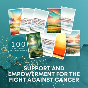Cancer Affirmation Cards, Cancer Warriors Affirmation Card, Cancer ...