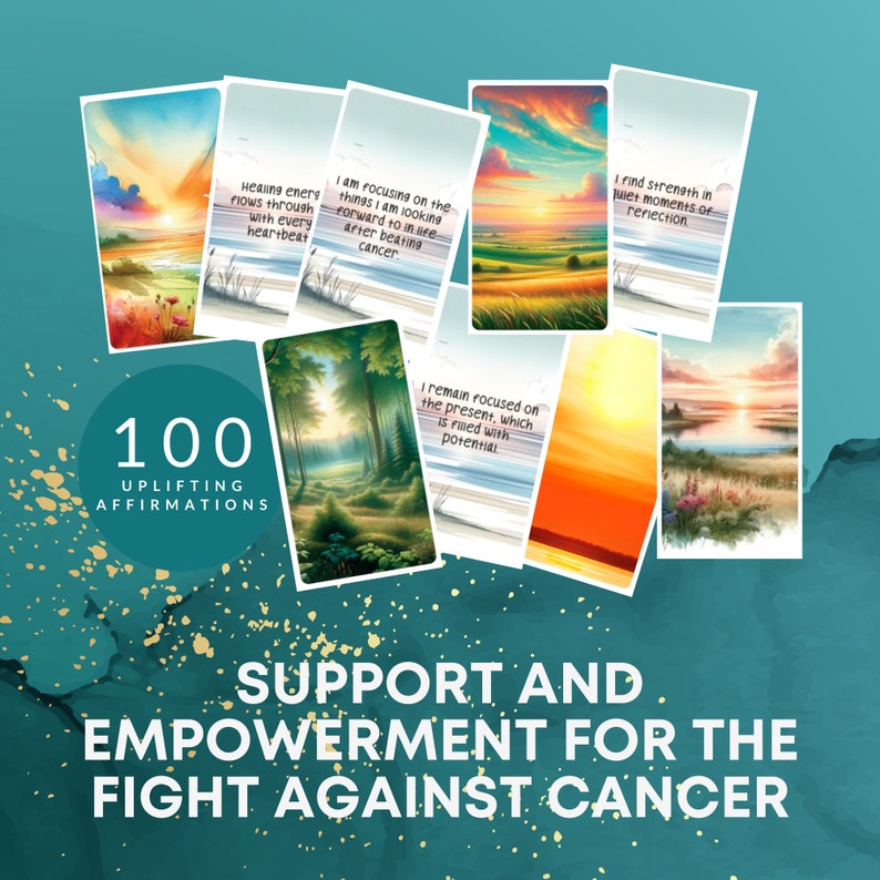 Cancer Affirmation Cards, Cancer Warriors Affirmation Card, Cancer ...