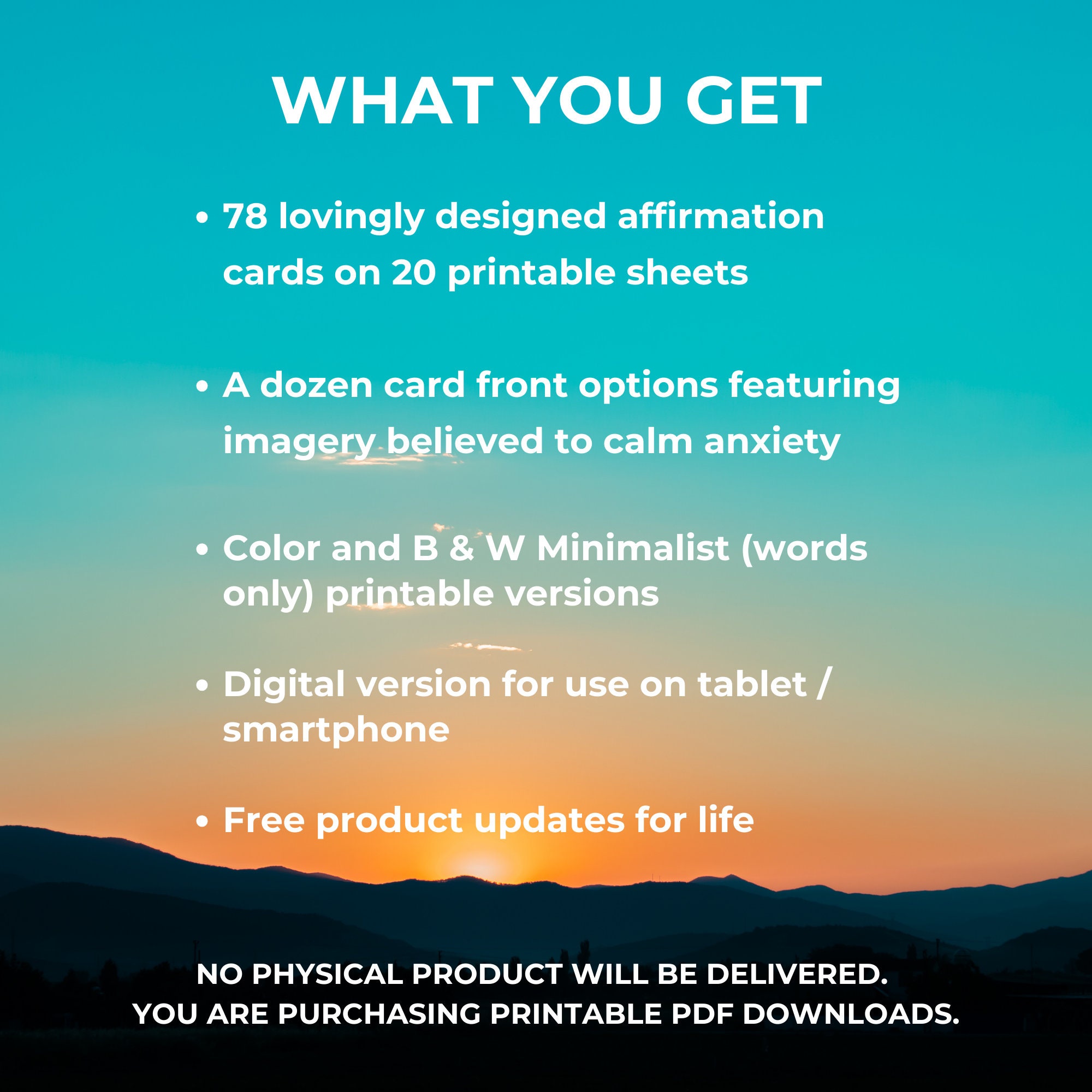 78 Anxiety and Stress Affirmation Cards, Anxiety Coping Skill ...