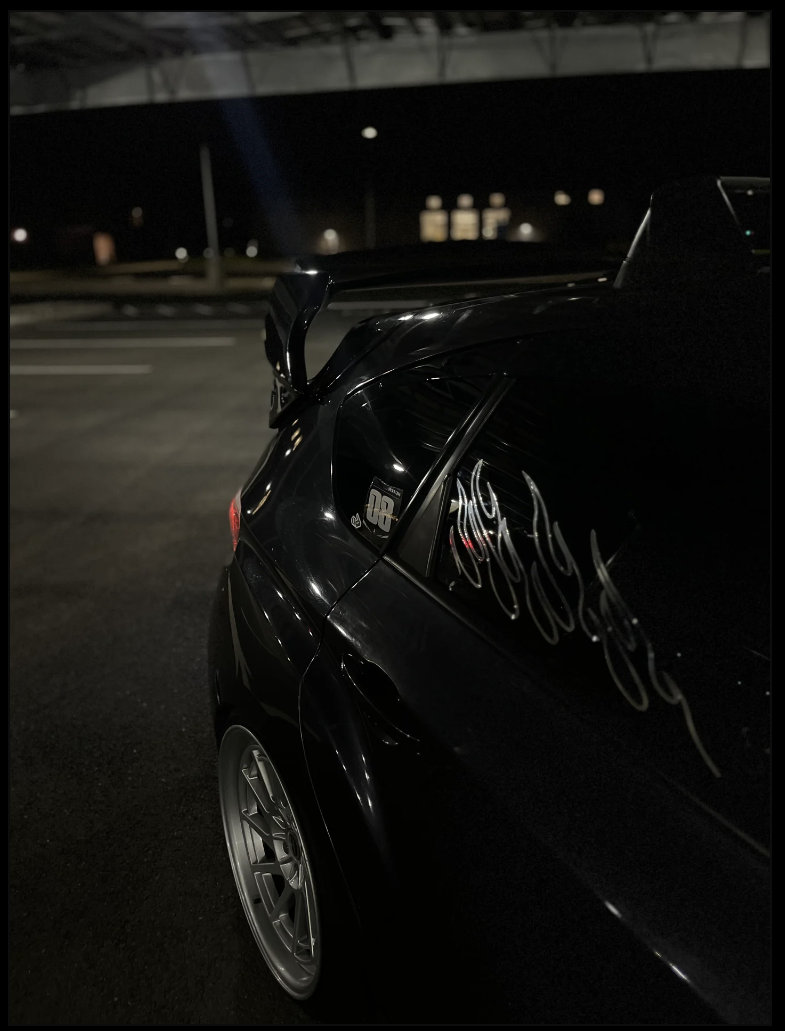 Car Decal Window Flames Sticker Kit (LH & RH) Both Sides - Etsy