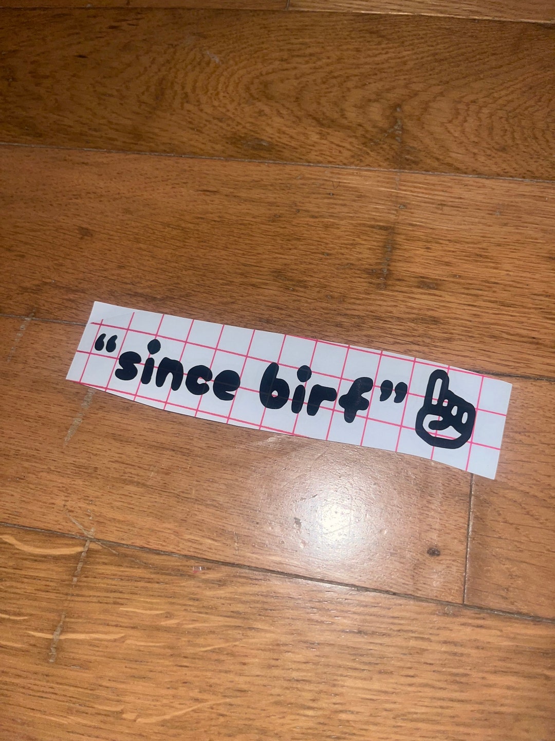 Since Birf Sketch Decal Sticker - Etsy