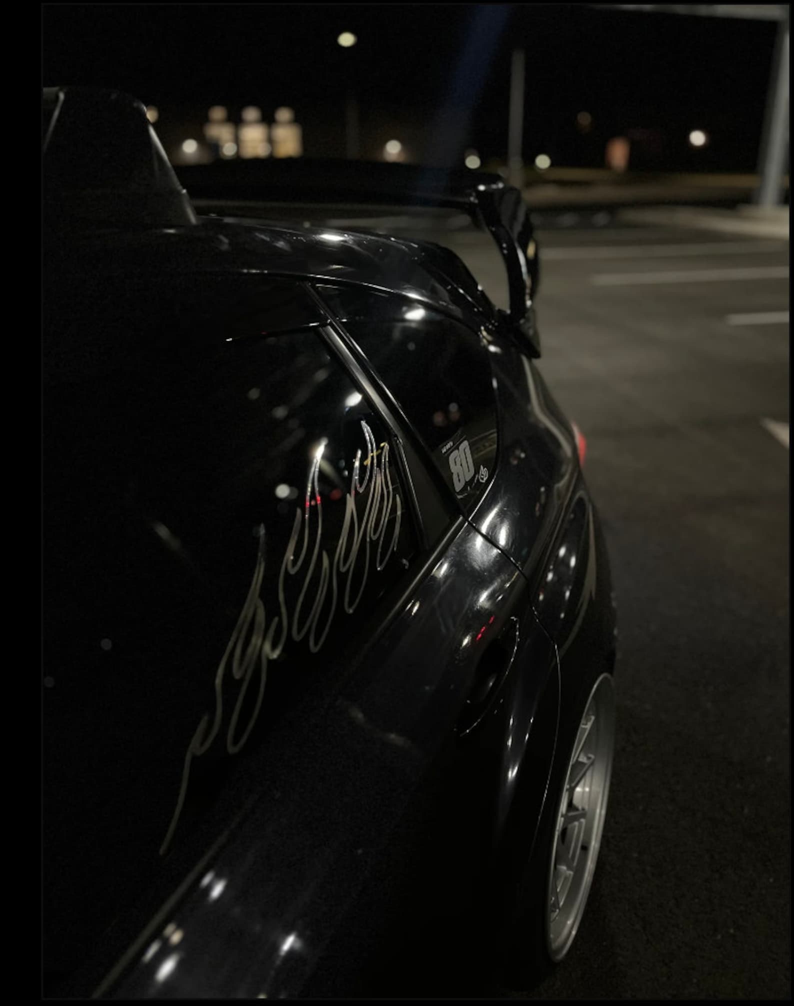 Car Decal Window Flames Sticker Kit (LH & RH) Both Sides - Etsy