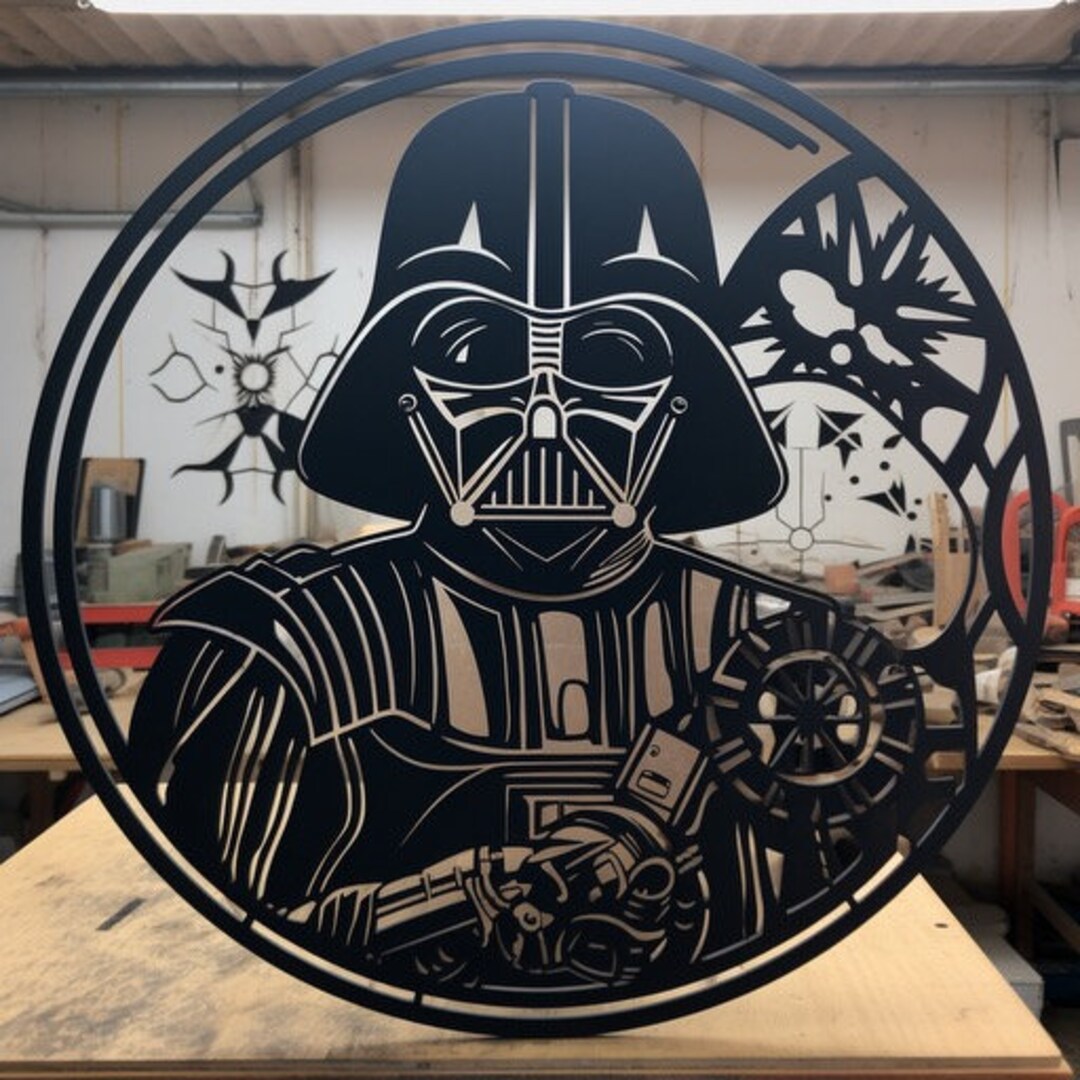 Metal Darth Vader Sign 20x20 - Etsy
