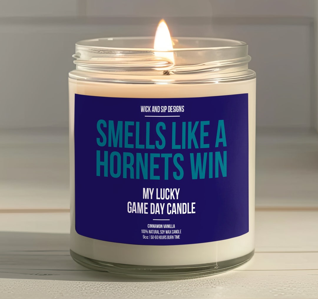 Smells Like A Hornets Win, Charlotte Hornets My Lucky Game Day Candle ...