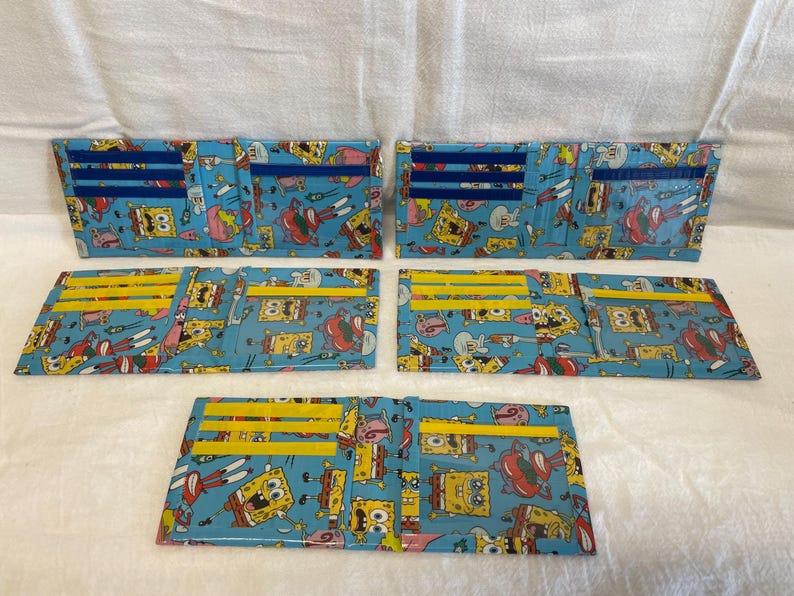 Spongebob Squarepants Duct Tape Wallet - Etsy