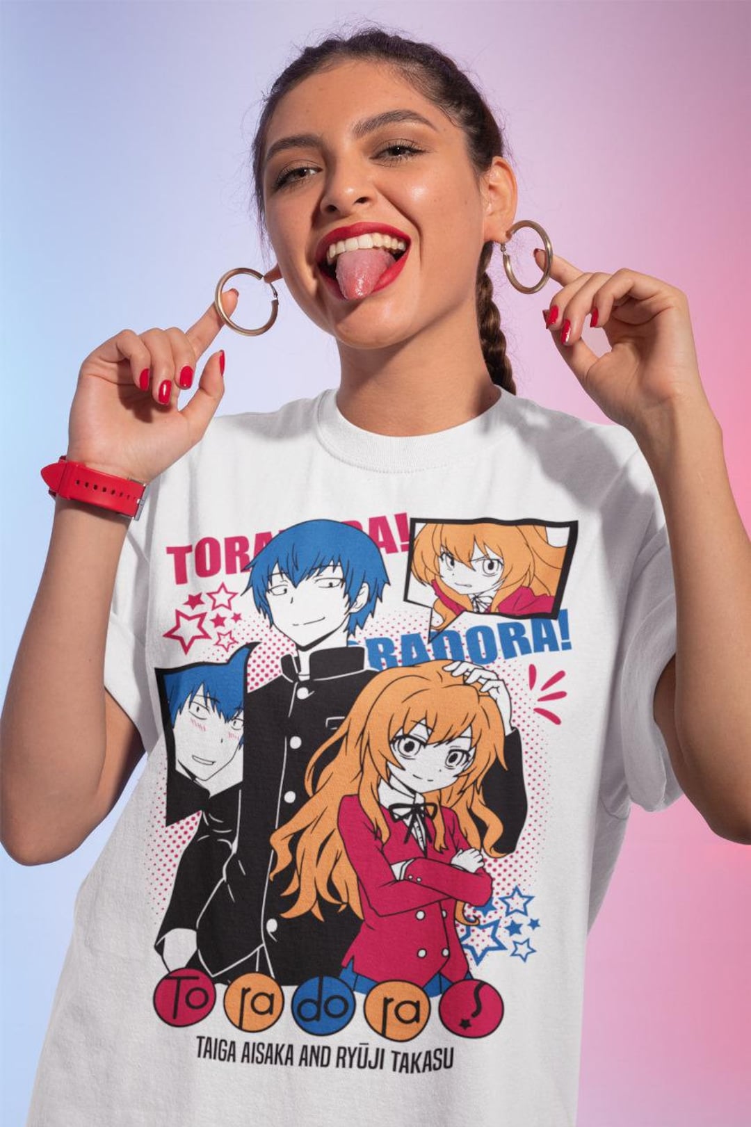 Unisex Toradora! Taiga Aisaka Promise Anime T-shirt, Ryuji Takasu Manga ...