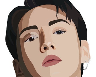 Jungkook BTS Minimalist Faceless Portrait Digital Art Digital Print - Etsy