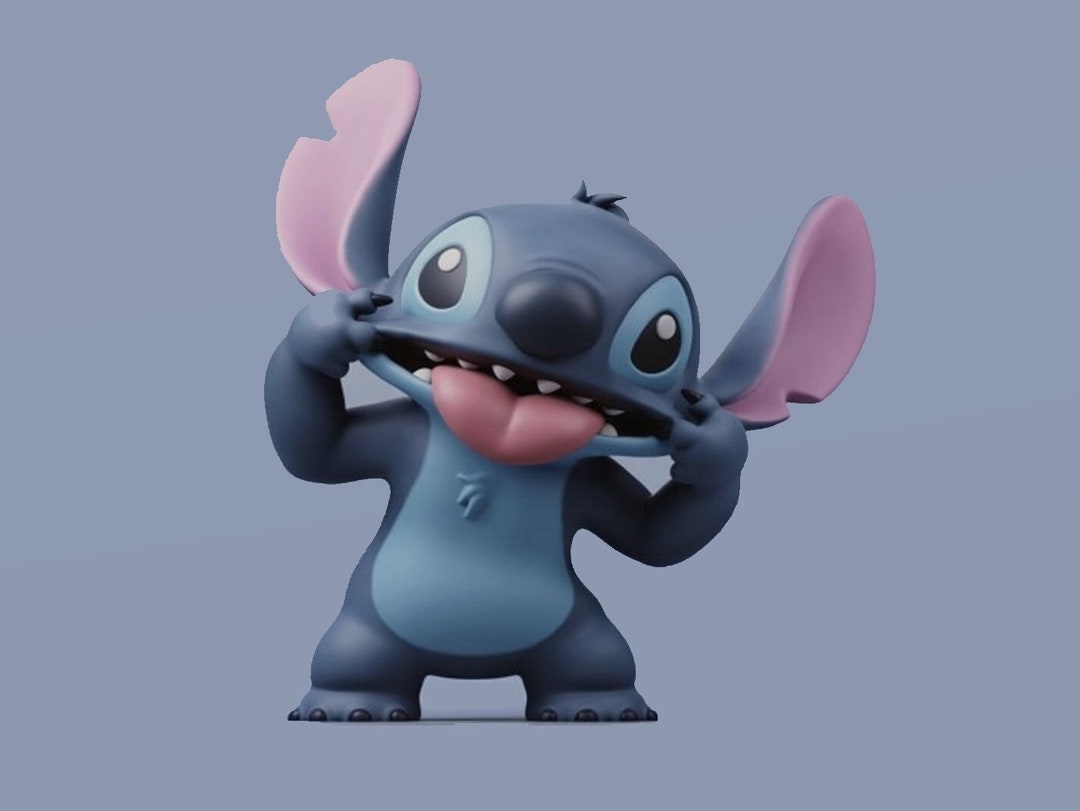 Stitch Smile 3D Statue, Digital File, Stl File for 3D Printers ...