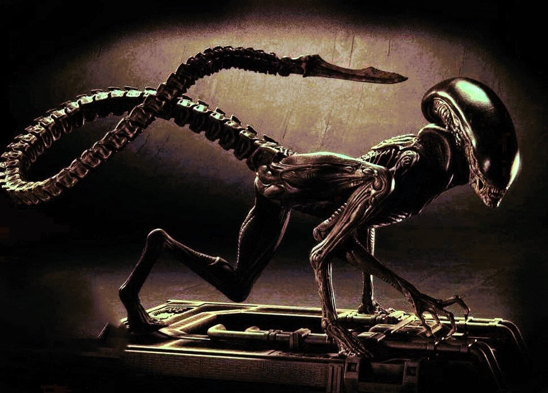 Crawling Alien 3D Figure, Digital File, Stl File for 3D Printers ...