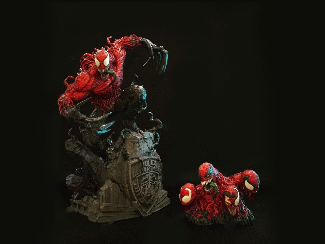 Toxin 3D Statue, Digital File, Stl File for 3D Printers, Printing ...