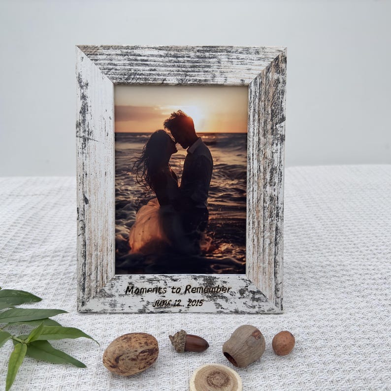 Rustic Photo Frames, Faux Barnwood Picture Frame, Rustic Farmhouse Decor, Fits5x7, 6x8, 8x10 ...