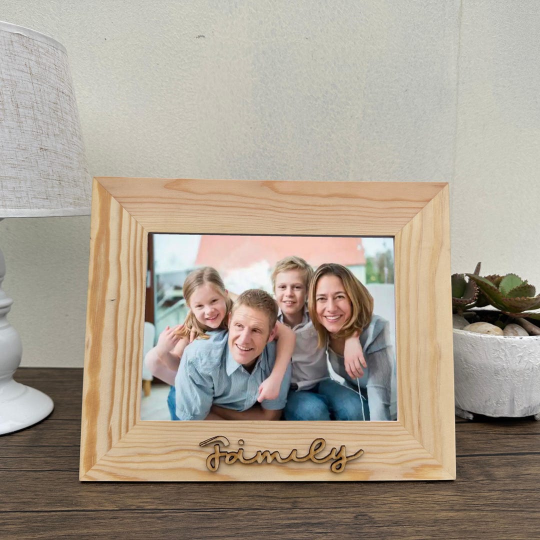 Personalized Family Picture Frame，wood Photo Frame， Birthday Gift ...