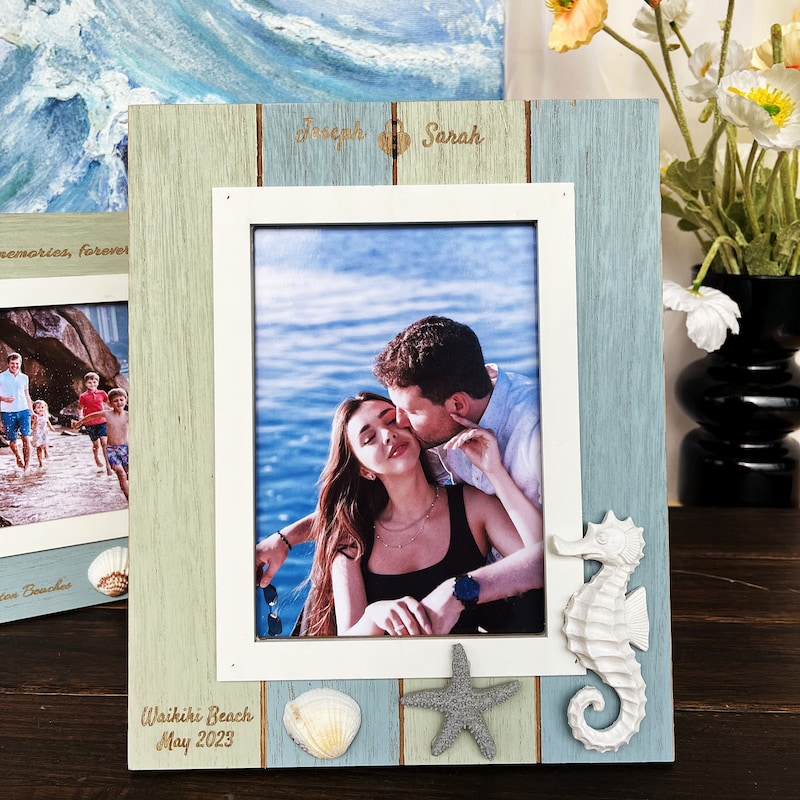 Beach Themed Picture Frames - Etsy