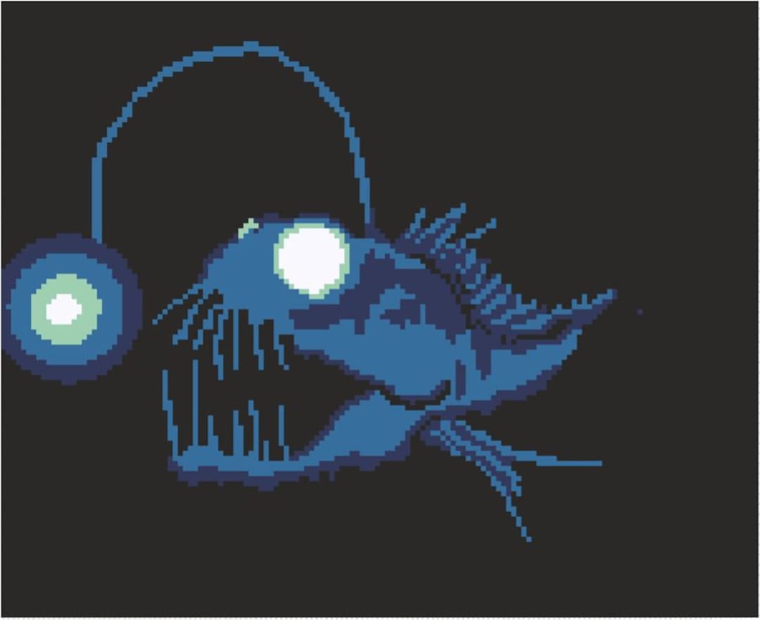 Angler Fish Crochet, Colorwork, Chart, Afghan, Pattern, Blanket ...