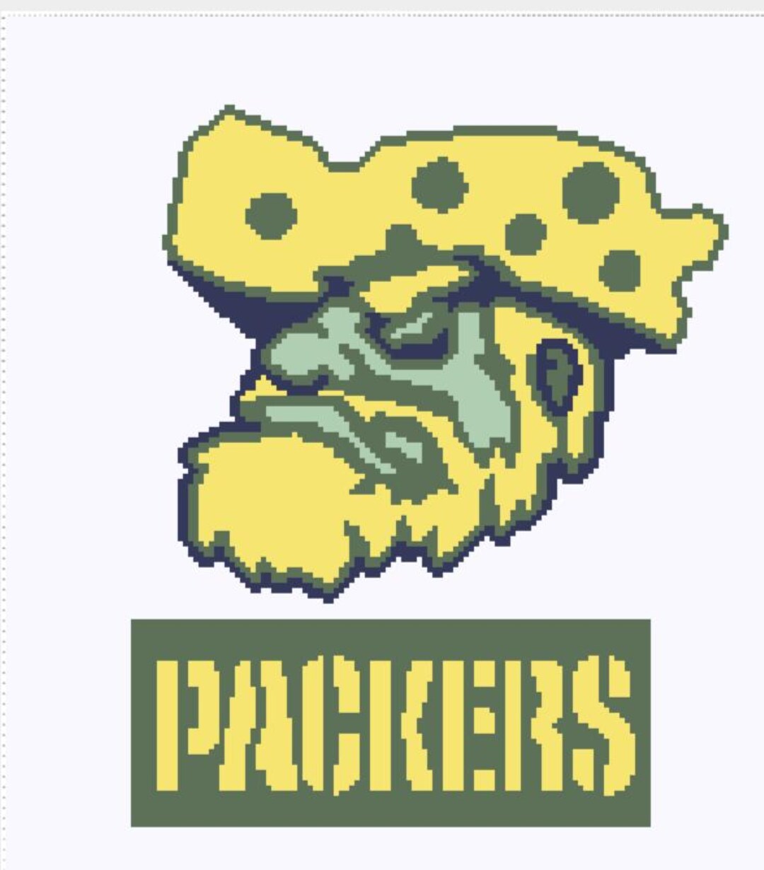 Green Bay Packers, Cheese Head, Crochet, Colorwork, Chart, Afghan ...