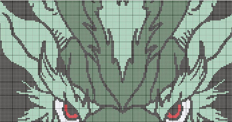 Chinese Dragon Crochet, Colorwork, Chart, Afghan, Pattern, Blanket ...