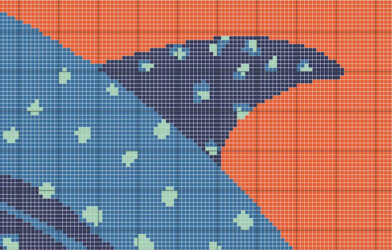 Whale Shark Crochet, Colorwork, Chart, Afghan, Pattern, Blanket ...