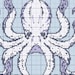 Octopus, Crochet, Colorwork, Chart, Afghan, Pattern, Blanket, Graphghan ...