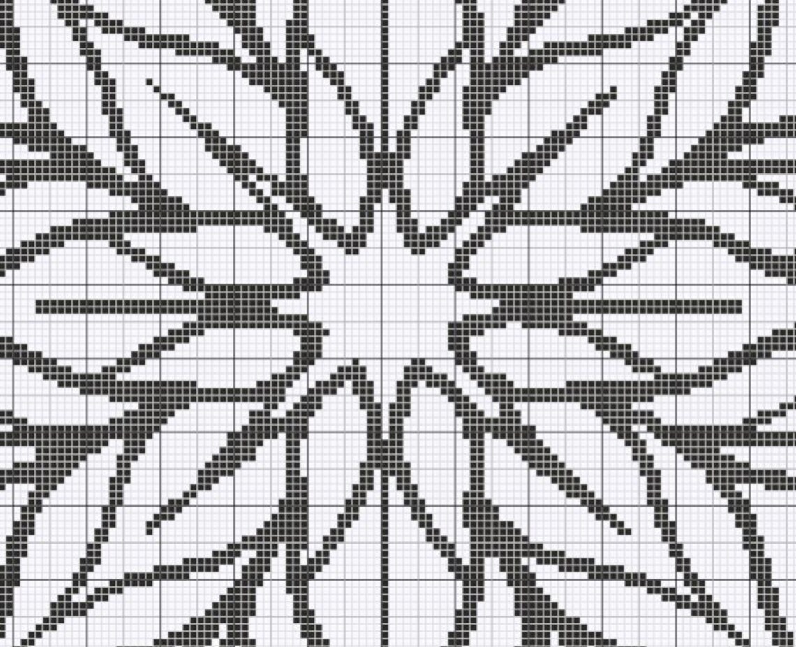Mandala, Spiritual, Meditation, Crochet, Colorwork, Chart, Afghan ...