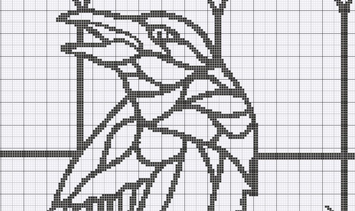 Raven and Skull, Halloween, Crochet, Colorwork, Chart, Afghan, Pattern ...